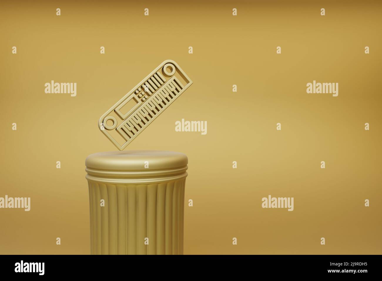 Beautiful abstract illustrations golden Long Synthesizer music symbol ...