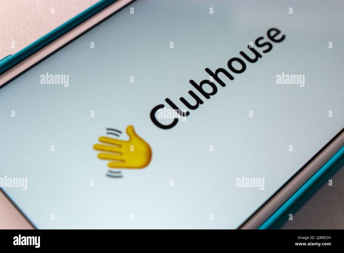 Kumamoto, JAPAN - Feb 3 2021 : Clubhouse app logo on iPhone. Clubhouse ...