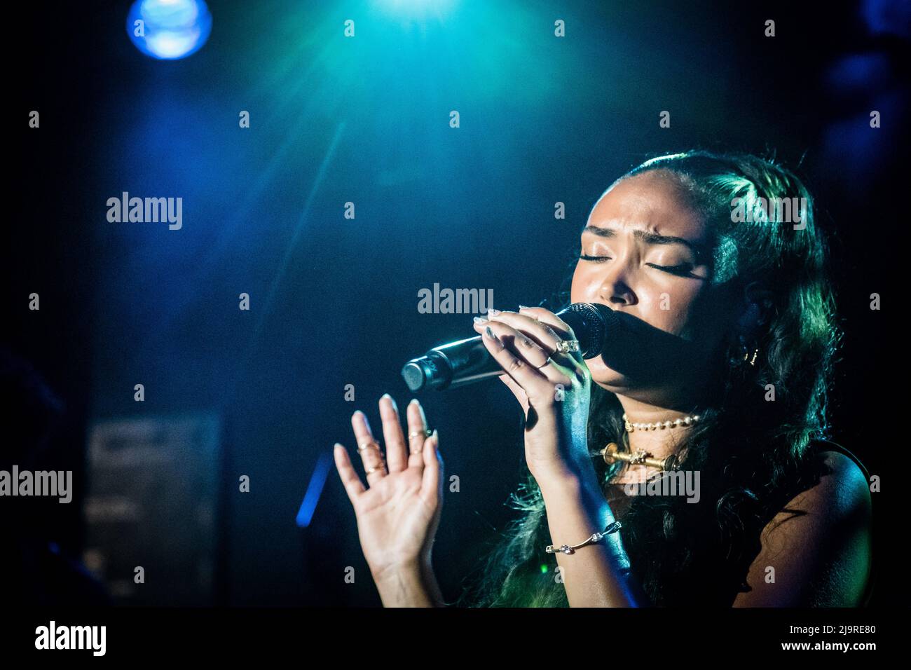 Copenhagen, Denmark. 24th May, 2022. The British Neo soul singer and ...