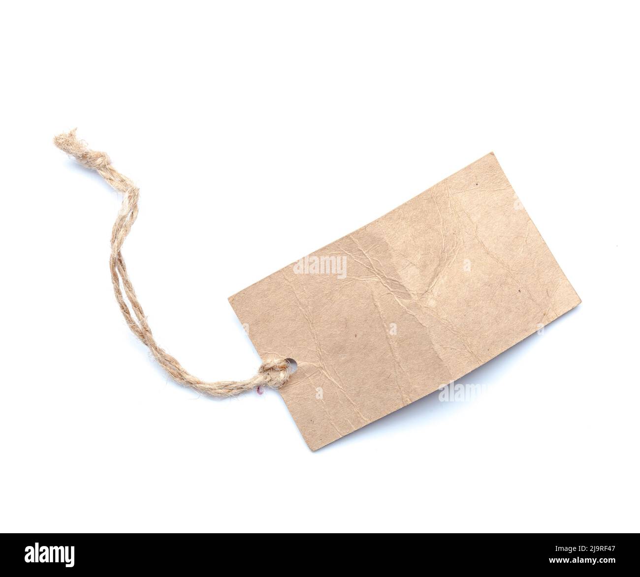 Blank gift tag tied hi-res stock photography and images - Alamy