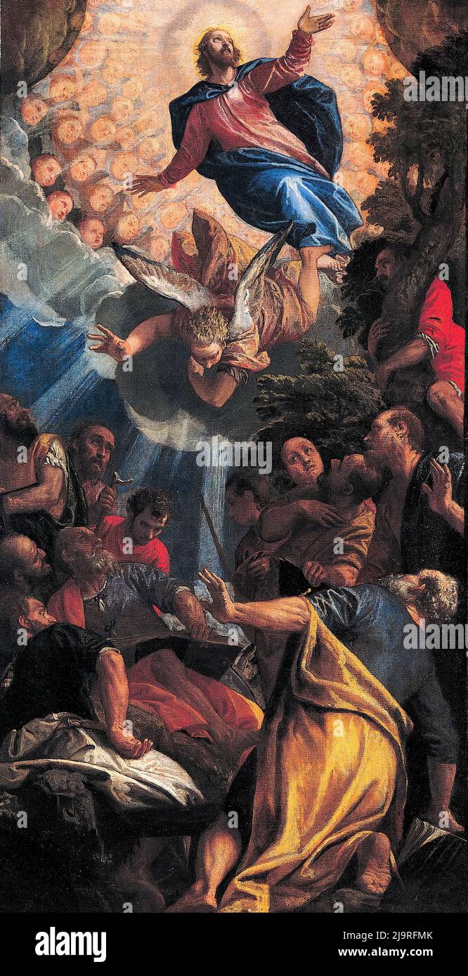 Jesus ascension, renaissance painting hi-res stock photography and ...