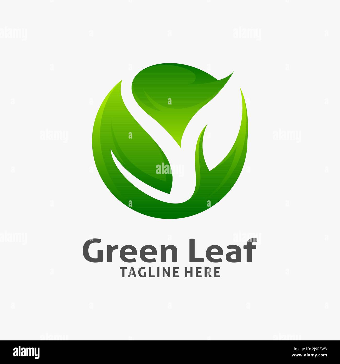 Nature leaf logo design Stock Vector Image & Art - Alamy