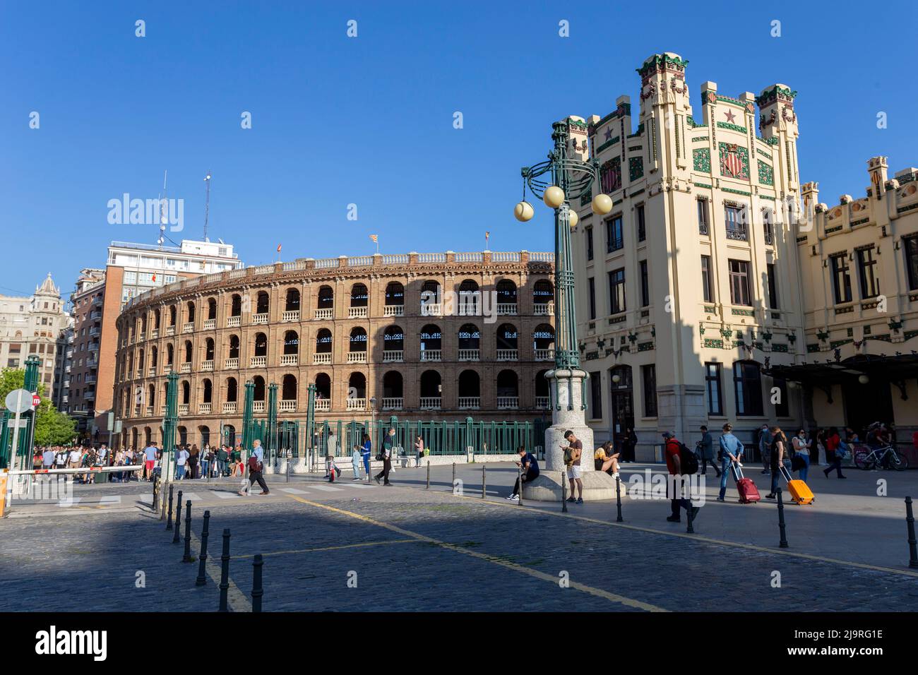 Valencia, Spain - 05 06 2022: Plaza de Toros de Valencia arena in ...