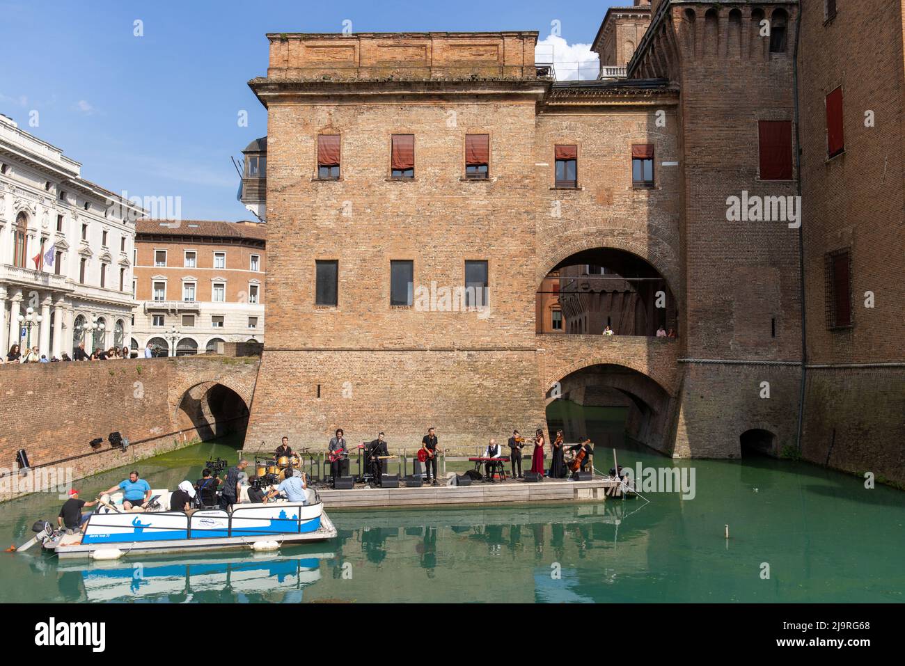 Ferrara, May 24, 2022. Francesco Gabbani’s new music video shooting in ...