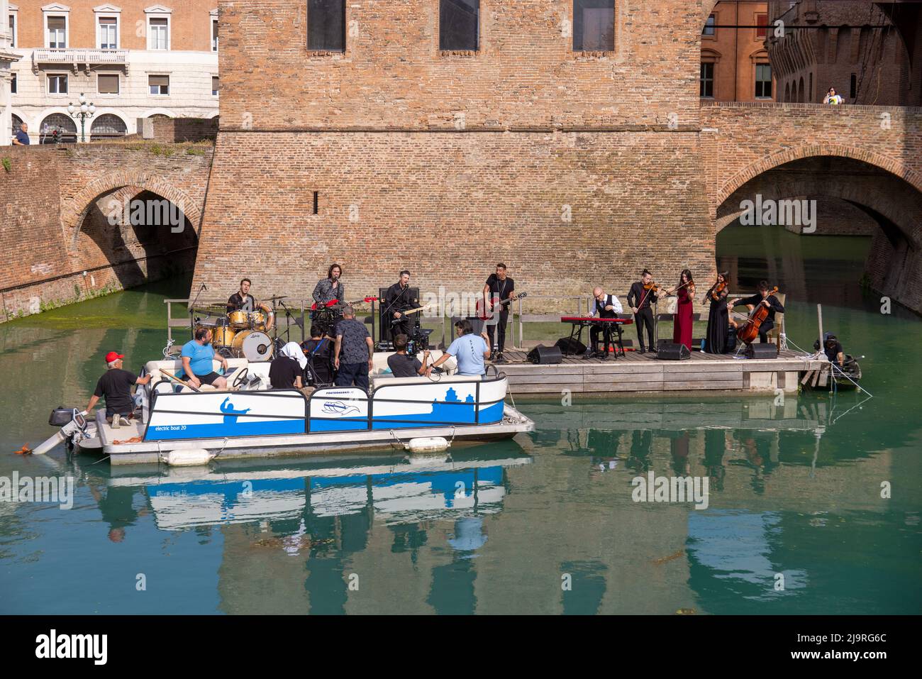 Ferrara, May 24, 2022. Francesco Gabbani’s new music video shooting in ...