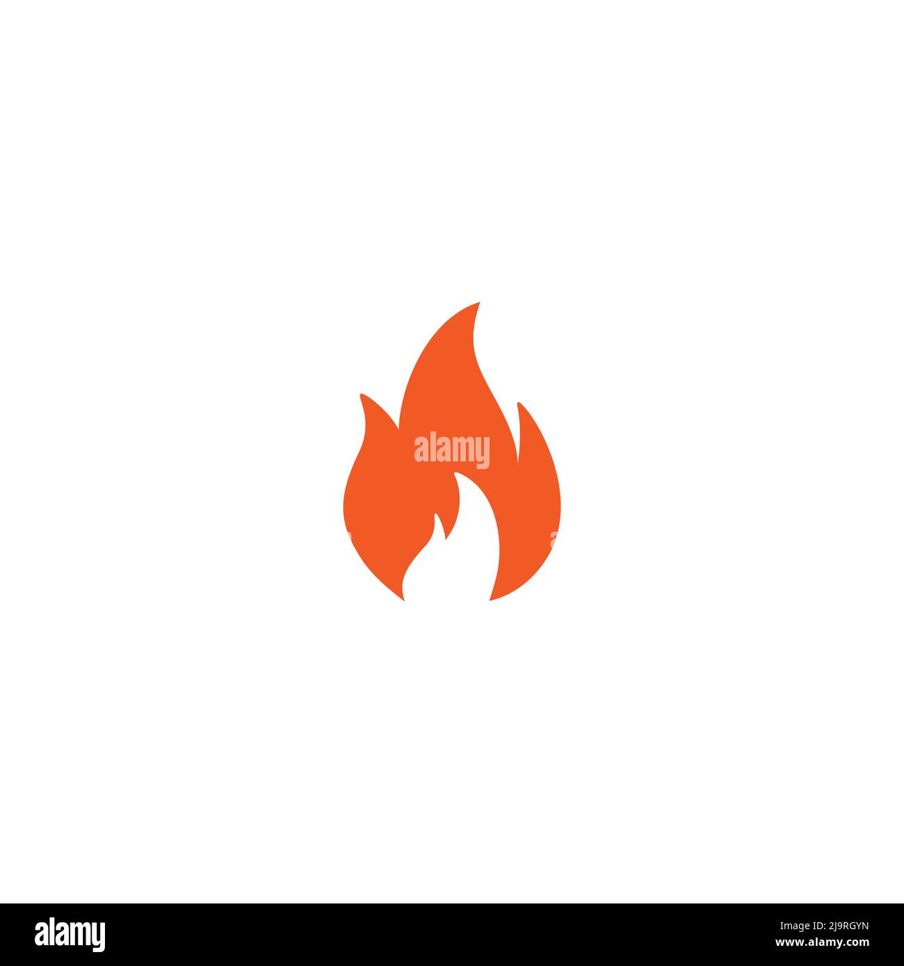 Fire flame icon. Hot, spicy, best symbol. Bonfire pictogram. Vector ...