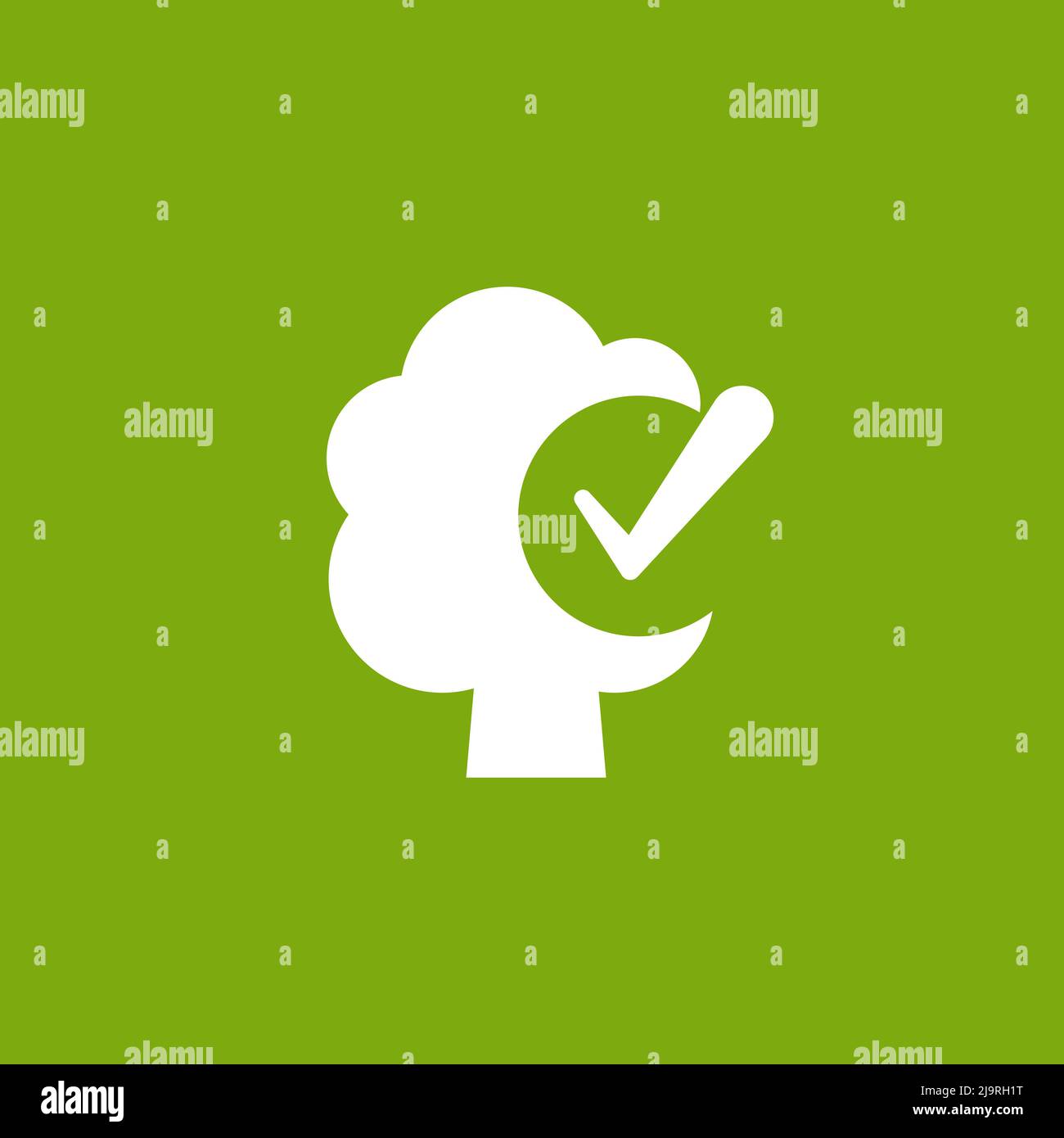 Tick tree logo hi-res stock photography and images - Alamy