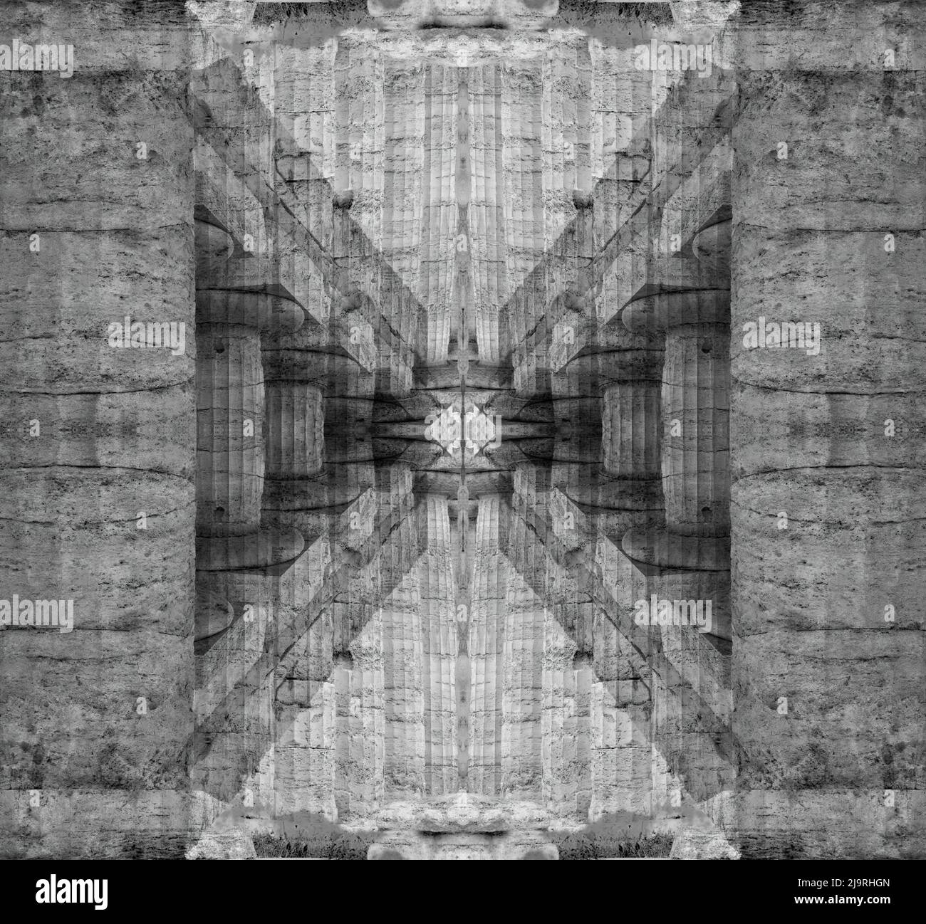 Black and white column abstract Stock Photo - Alamy