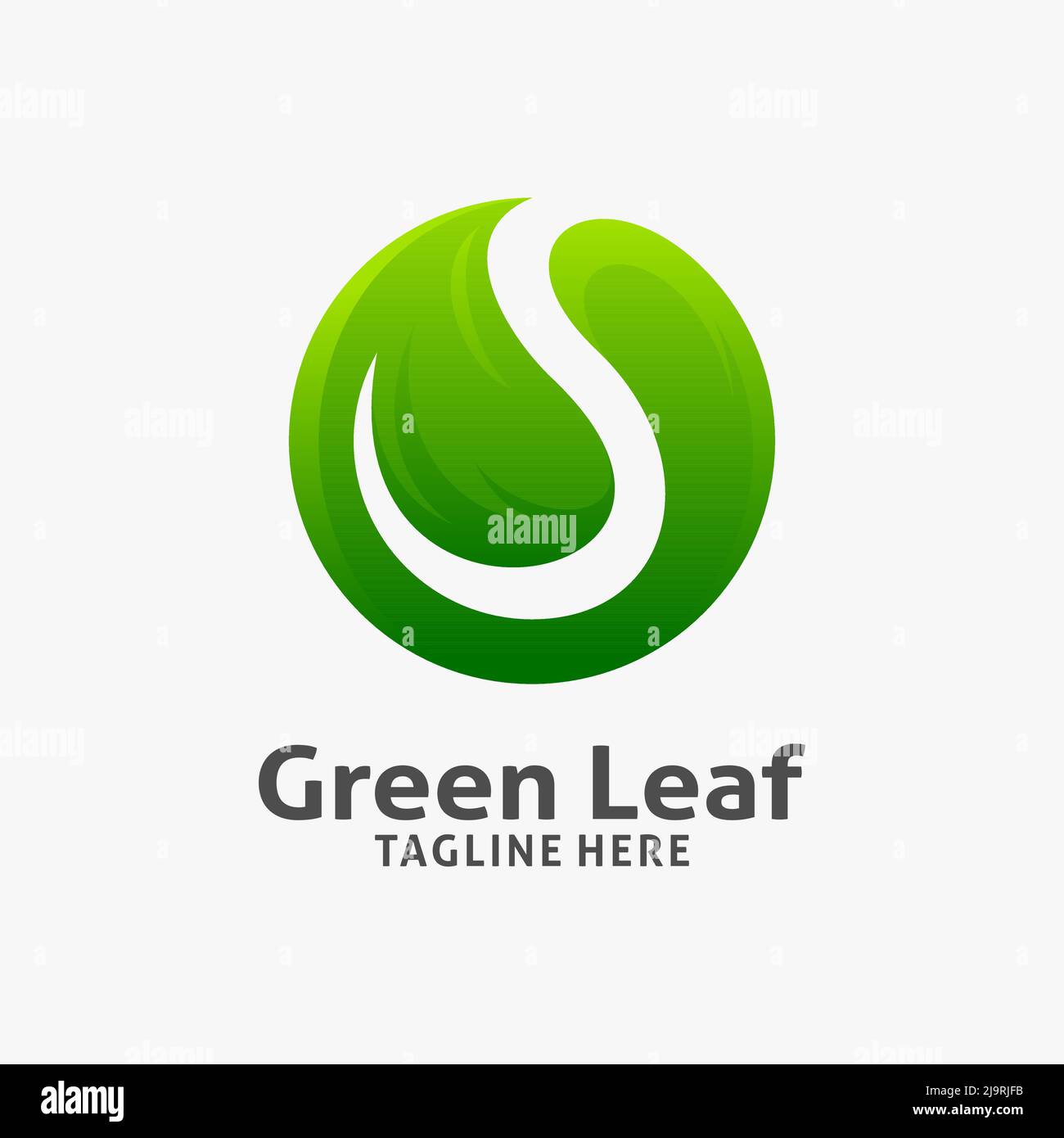 Nature leaf logo design Stock Vector Image & Art - Alamy