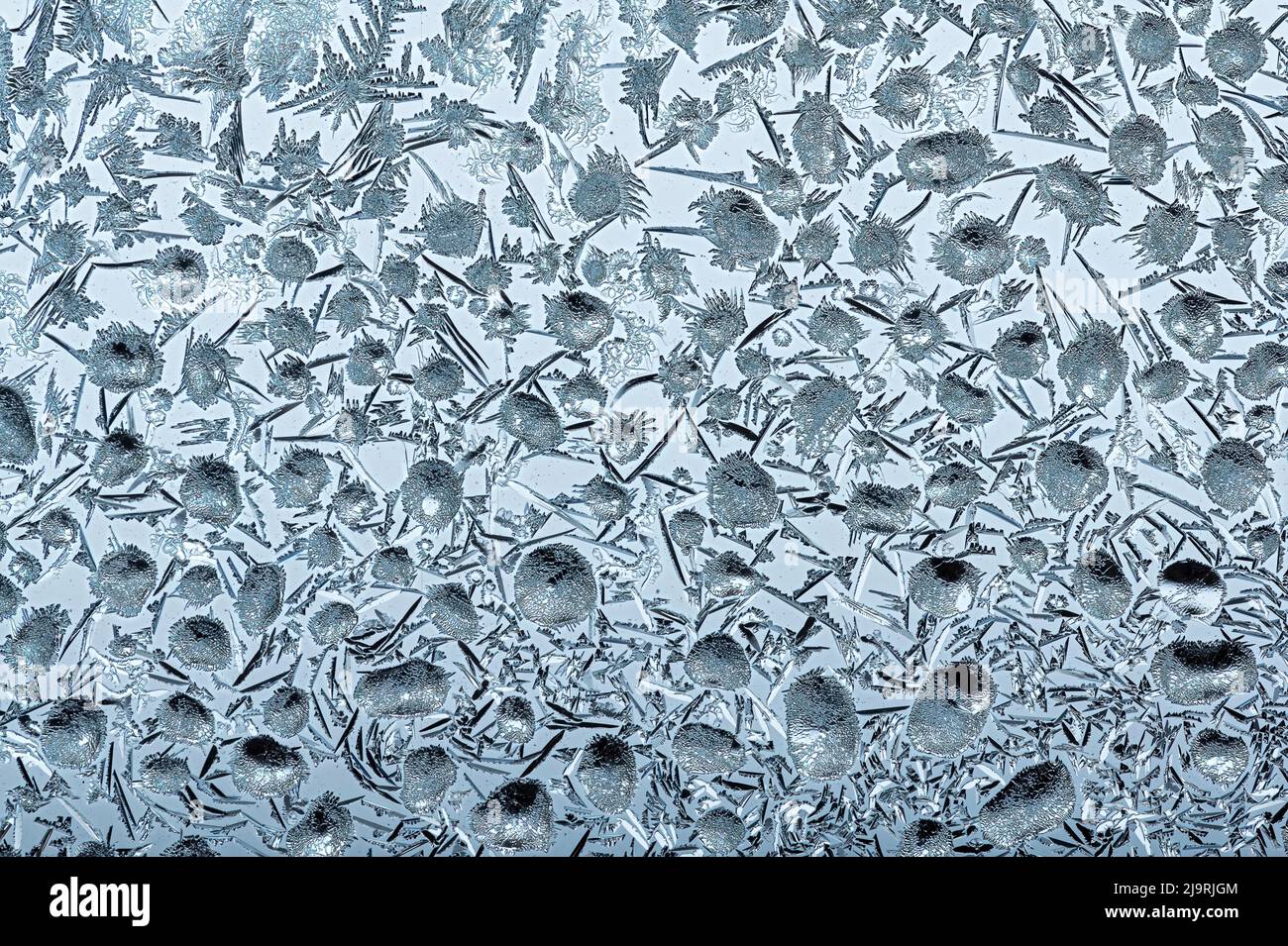 Canada, Manitoba, Winnipeg. Window frost patterns Stock Photo - Alamy