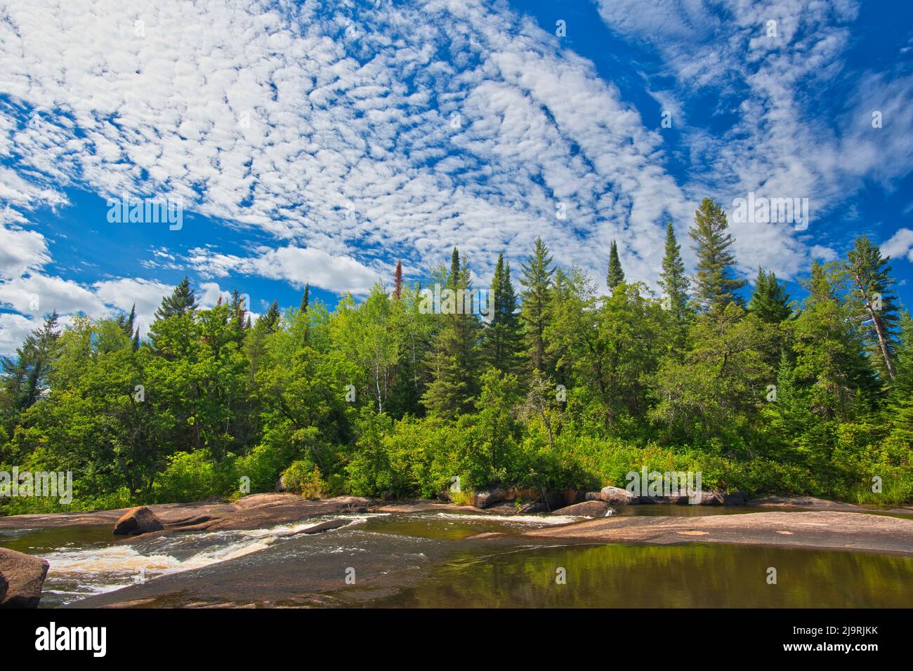 Canada, Manitoba, Whiteshell Provincial Park. Whiteshell River and Pine ...