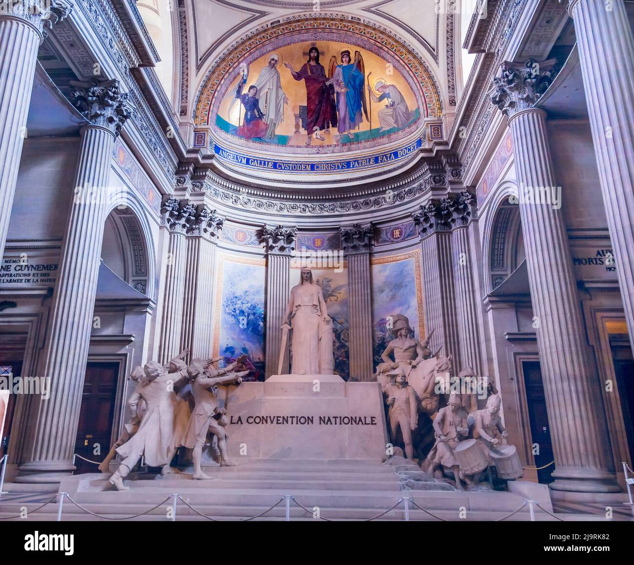 Pantheon, Paris, France. Pantheon created 1790 church became Mausoleum ...