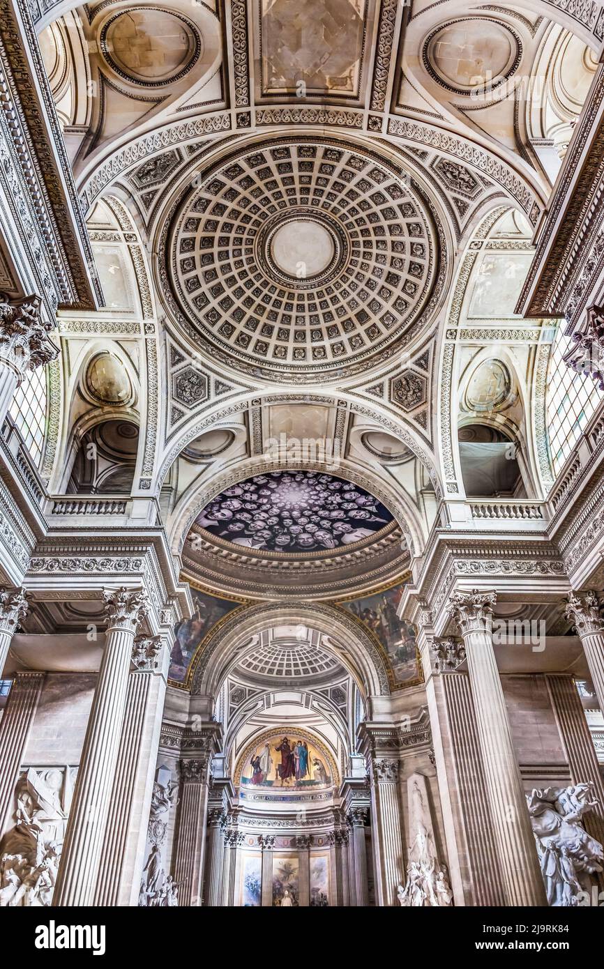 Pantheon, Paris, France. Pantheon created 1790 church became Mausoleum ...
