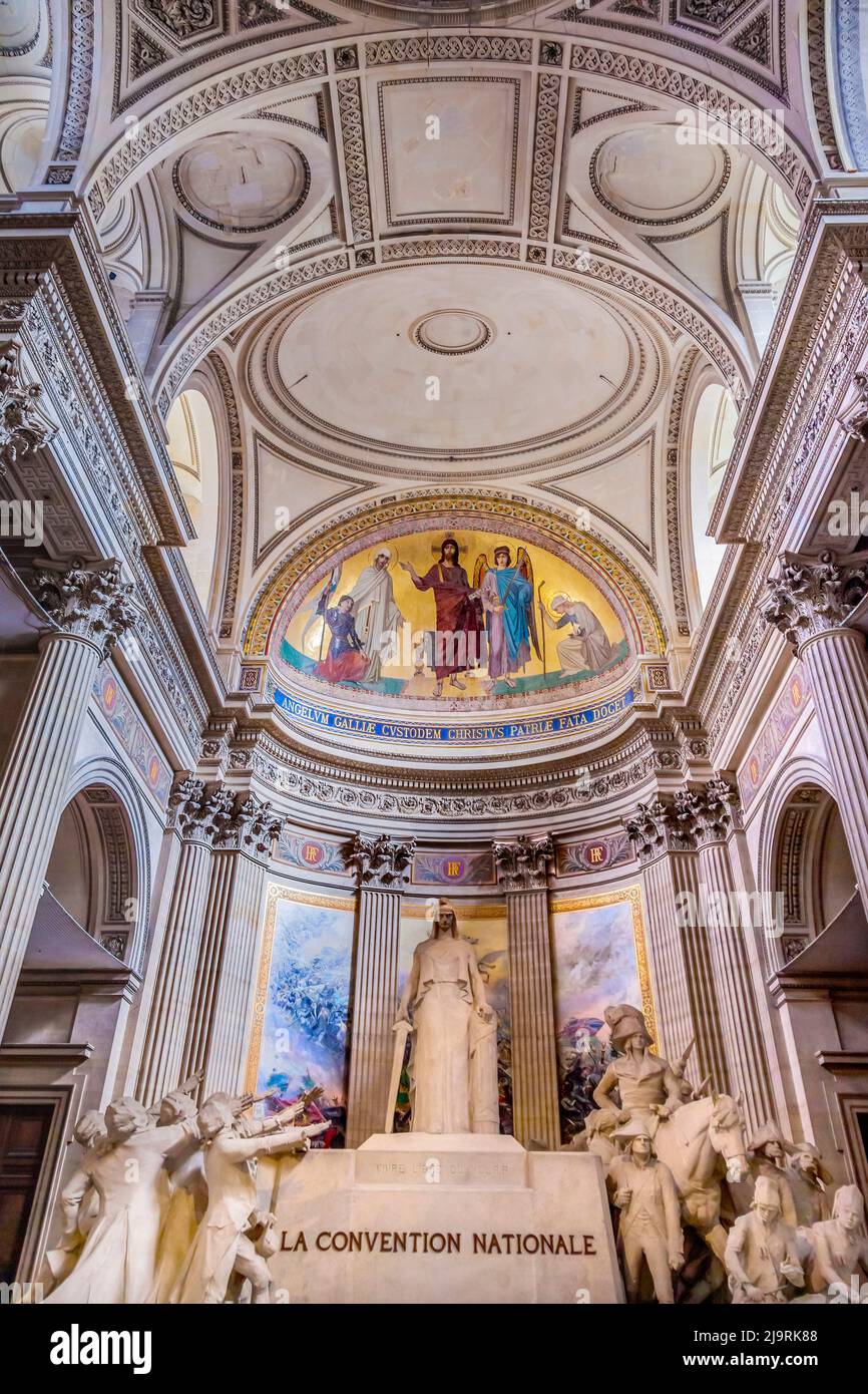 Pantheon, Paris, France. Pantheon created 1790 church became Mausoleum ...