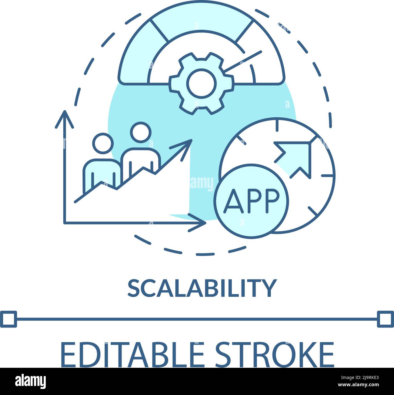 Scalability turquoise concept icon Stock Vector Image & Art - Alamy Scalability turquoise concept icon Stock Vector Image & Art - Alamy