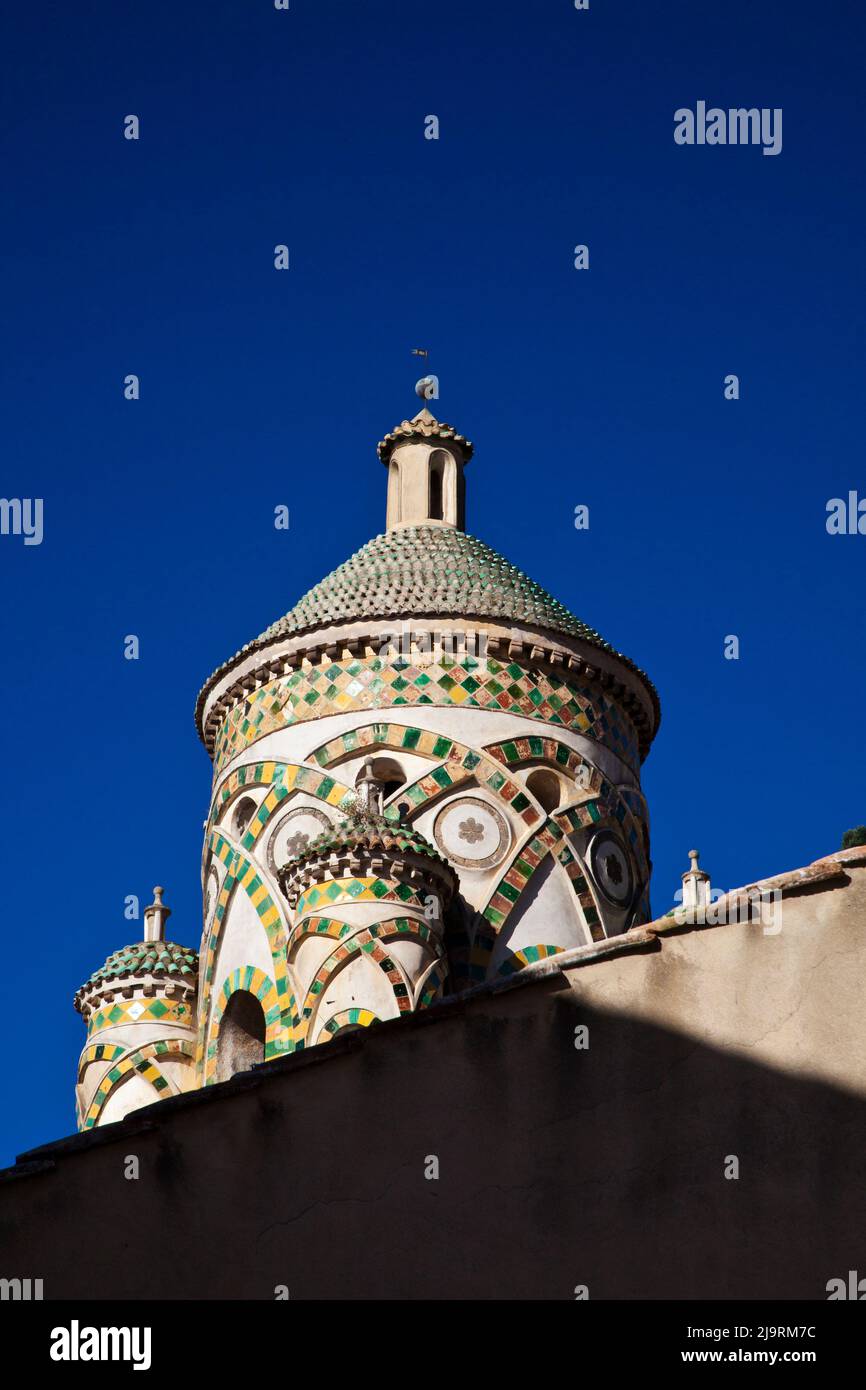 Italy, Amalfi. Light on the Cathedral of St. Andrew Stock Photo - Alamy