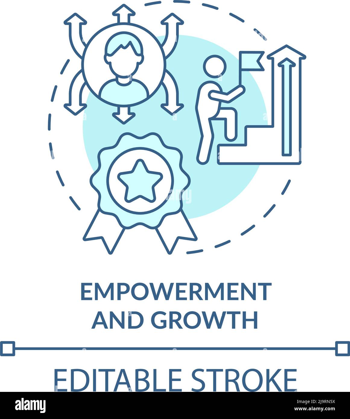 Leadership empowerment and development Stock Vector Images - Alamy