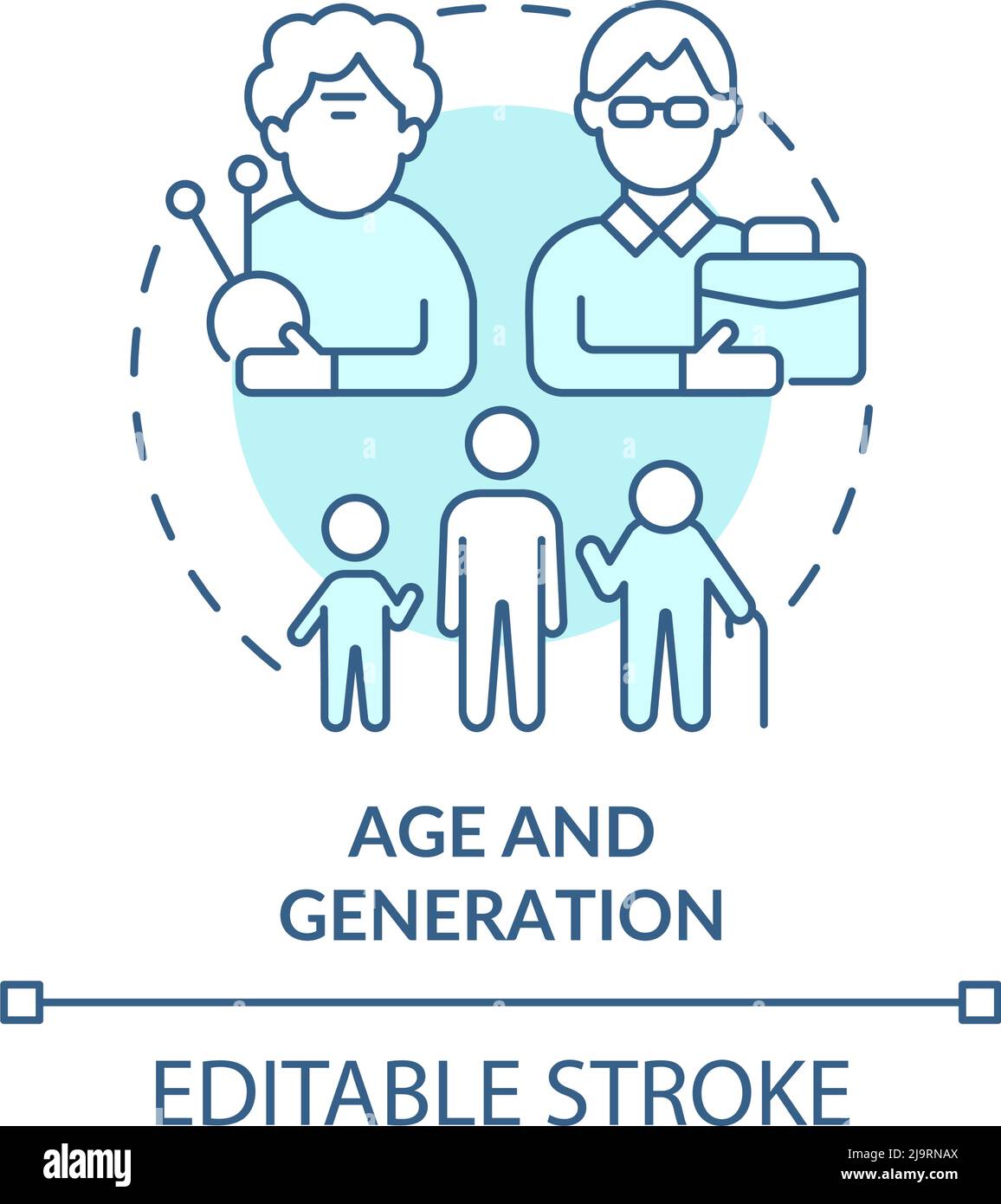 Generation diversity Stock Vector Images - Alamy