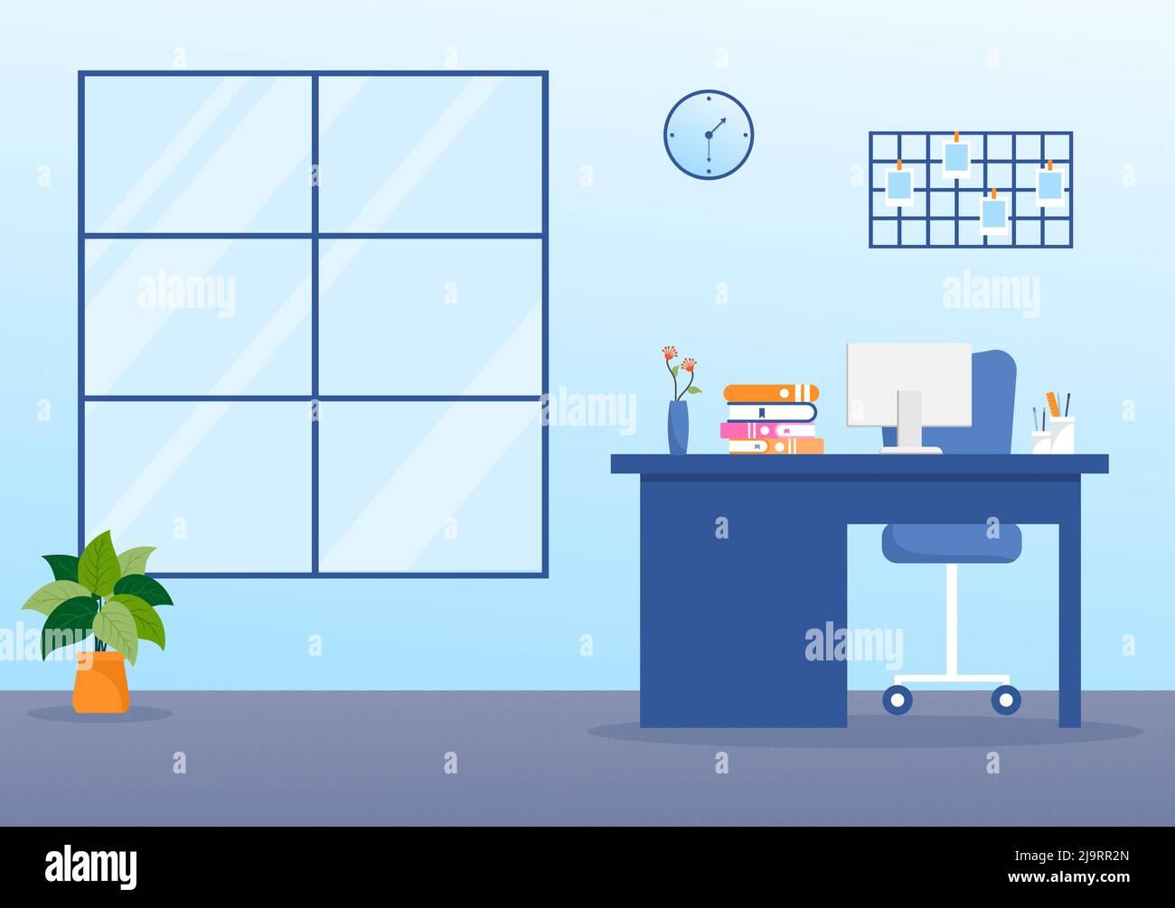 CEO or Chief Executive Officer Cartoon Illustration Businessman Work in ...