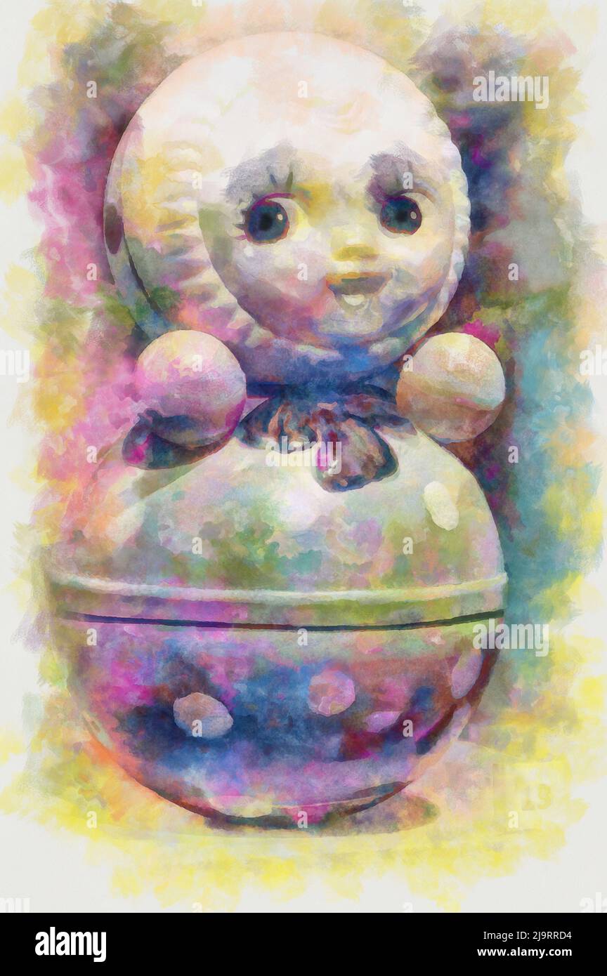 Roly poly toy hi-res stock photography and images - Alamy