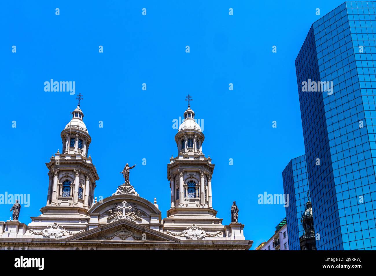 Metropolitan Cathedral, Santiago, Chile. Church completed 1799 ...