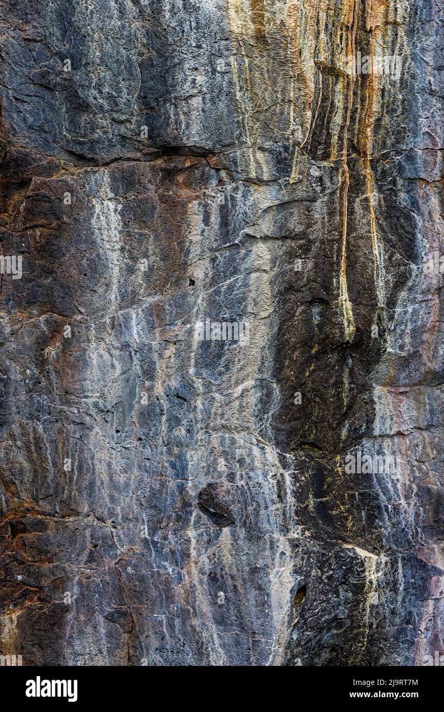 Pattern in rock cliffs of Genovesa Island, Galapagos Islands, Ecuador ...