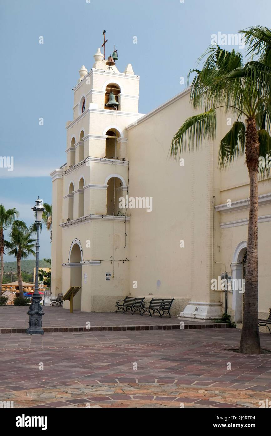 Todos Santos, Mexico. Old mission church: Mision Nuestra Senora del ...