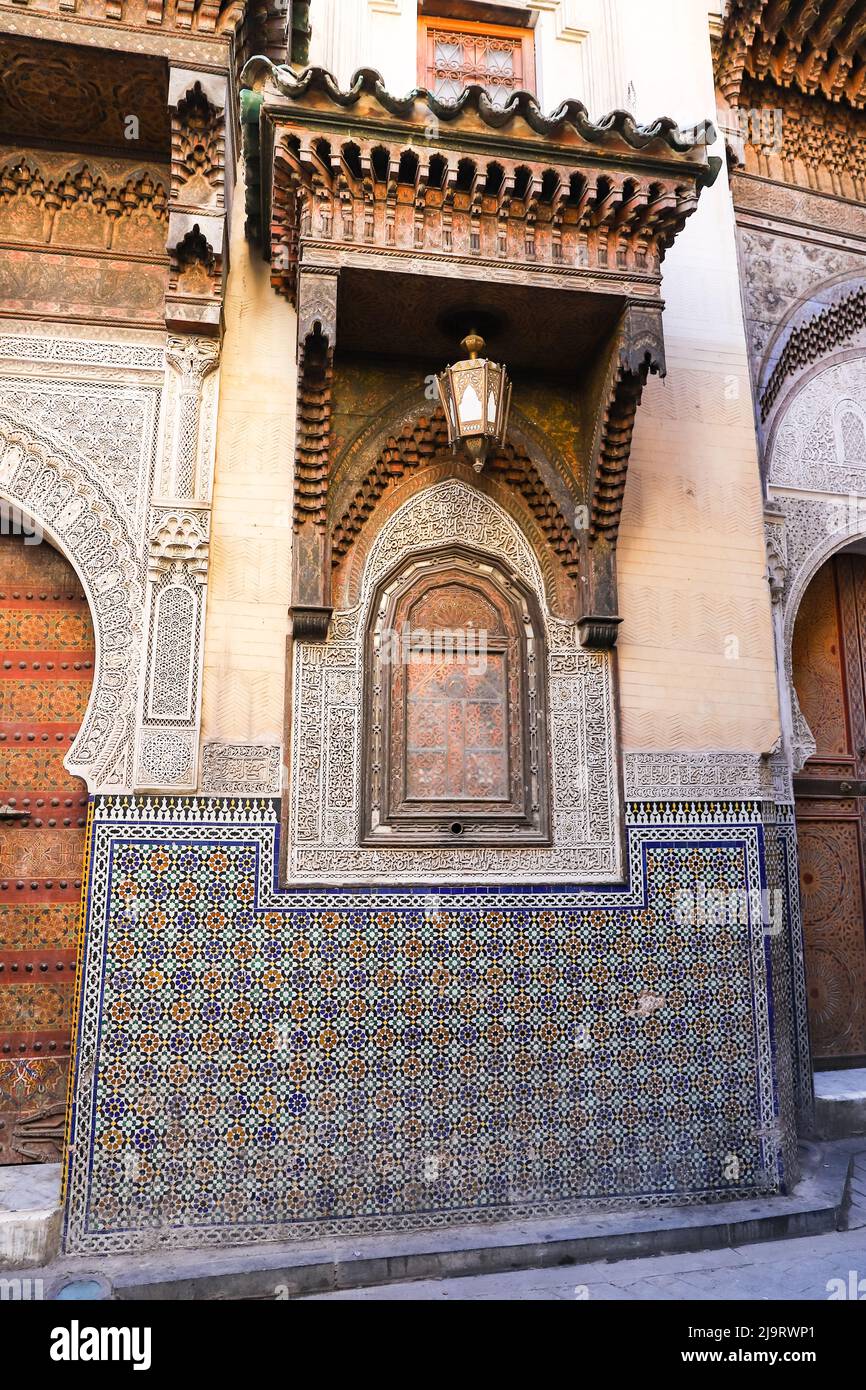Window of a Building in Fez City, Morocco Stock Photo - Alamy