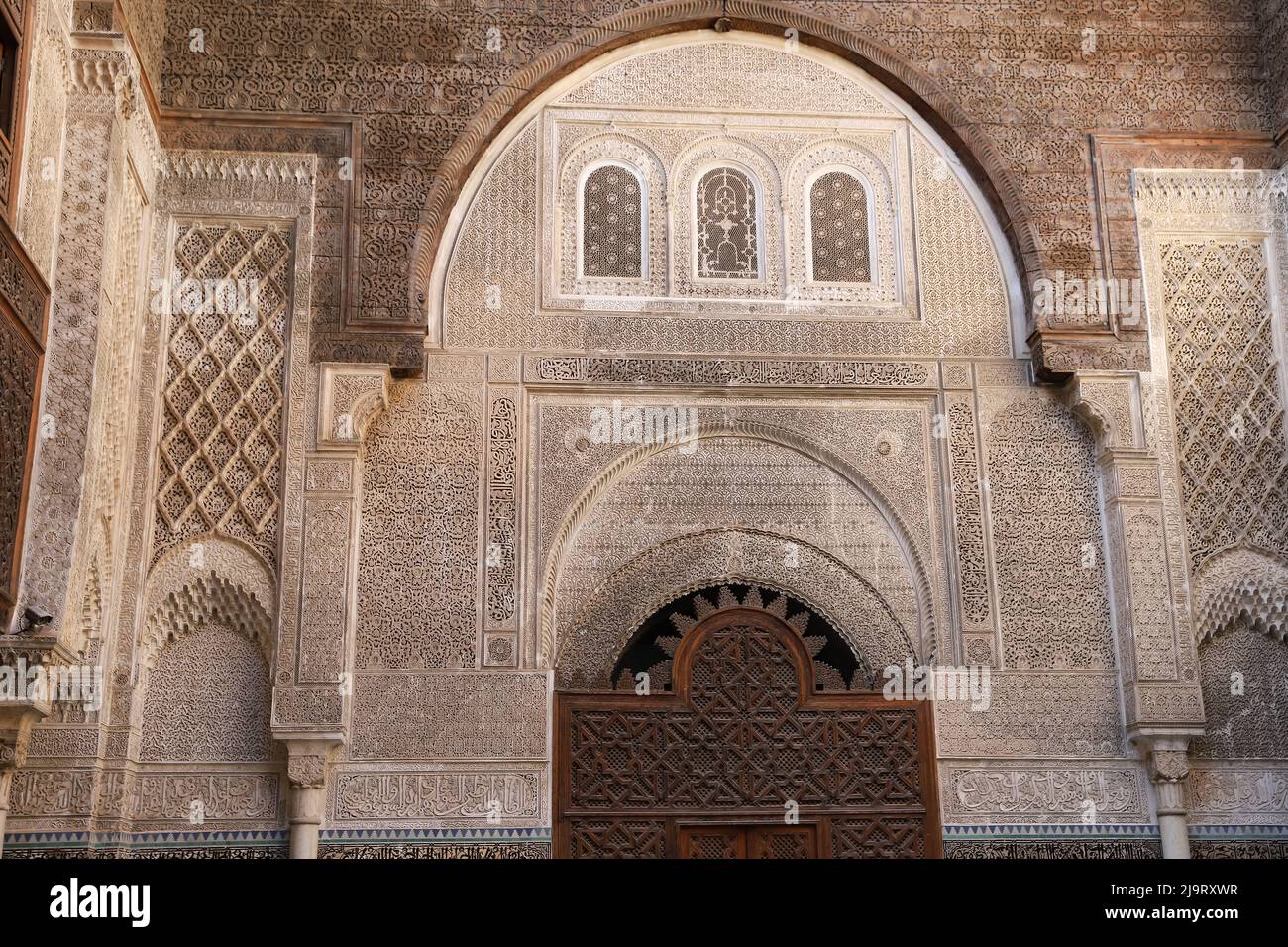 Bou Inania Madrasa in Fez City, Morocco Stock Photo - Alamy