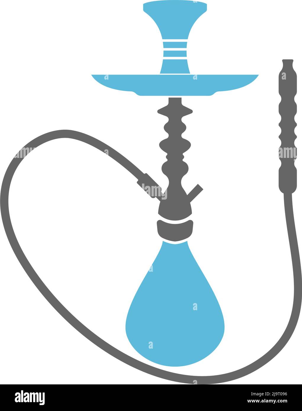 Hookah shisha icon logo illustration template Stock Vector Image & Art ...