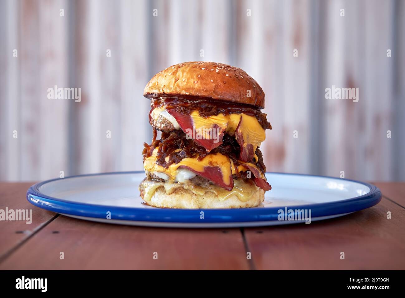 Tall hamburger hi-res stock photography and images - Alamy
