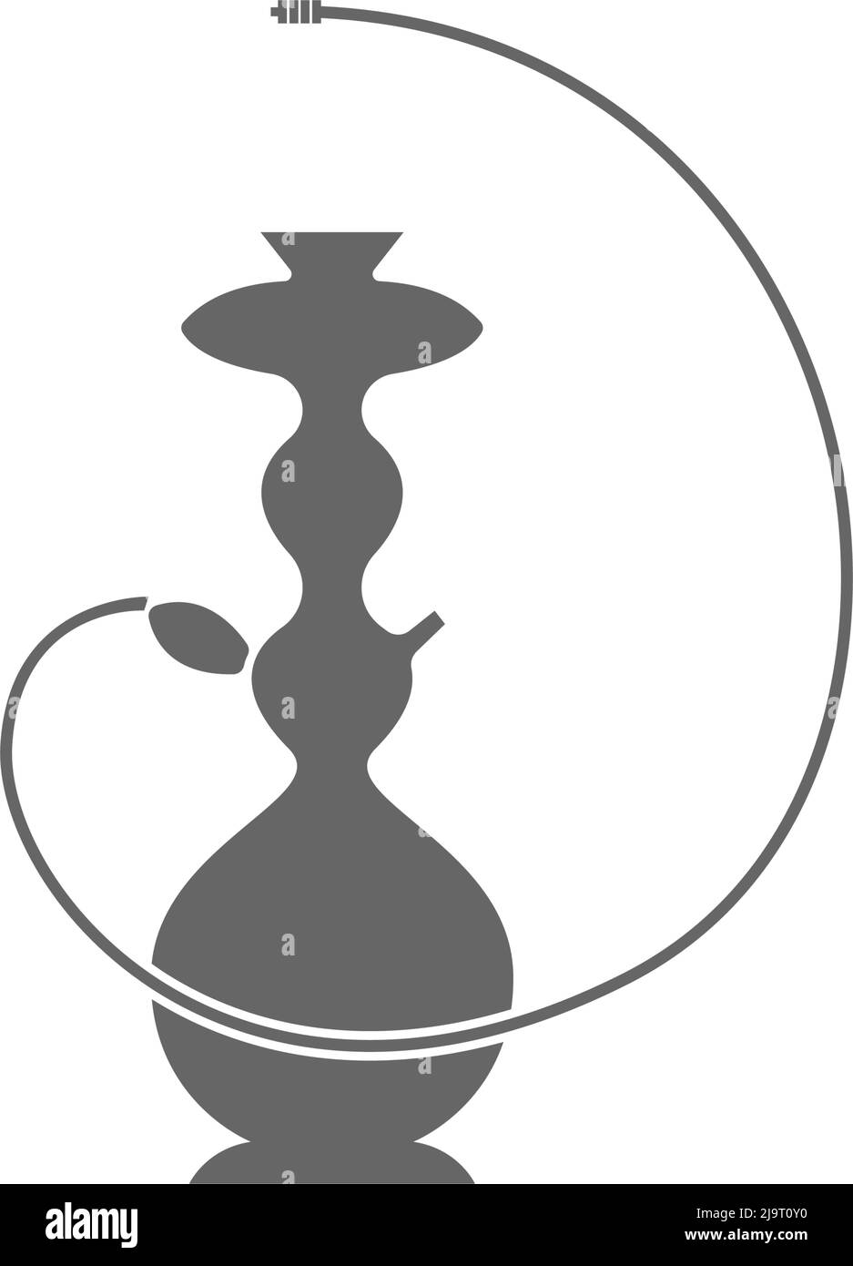 Hookah shisha icon logo illustration template Stock Vector Image & Art ...