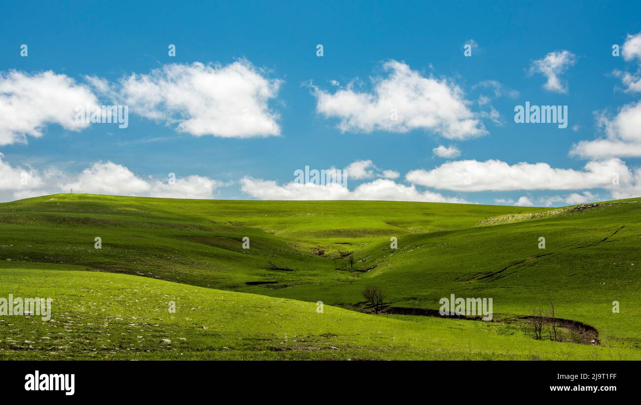 Cross in the Flint Hills Stock Photo - Alamy