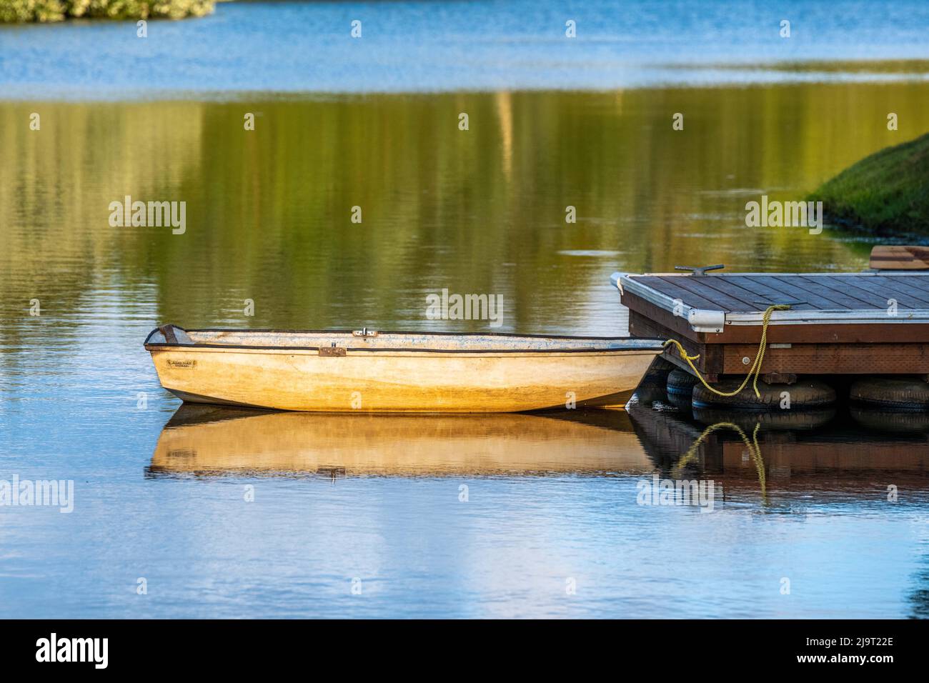 Portland, OR, USA - June 7, 2021: A sailing kayak boat along the ...