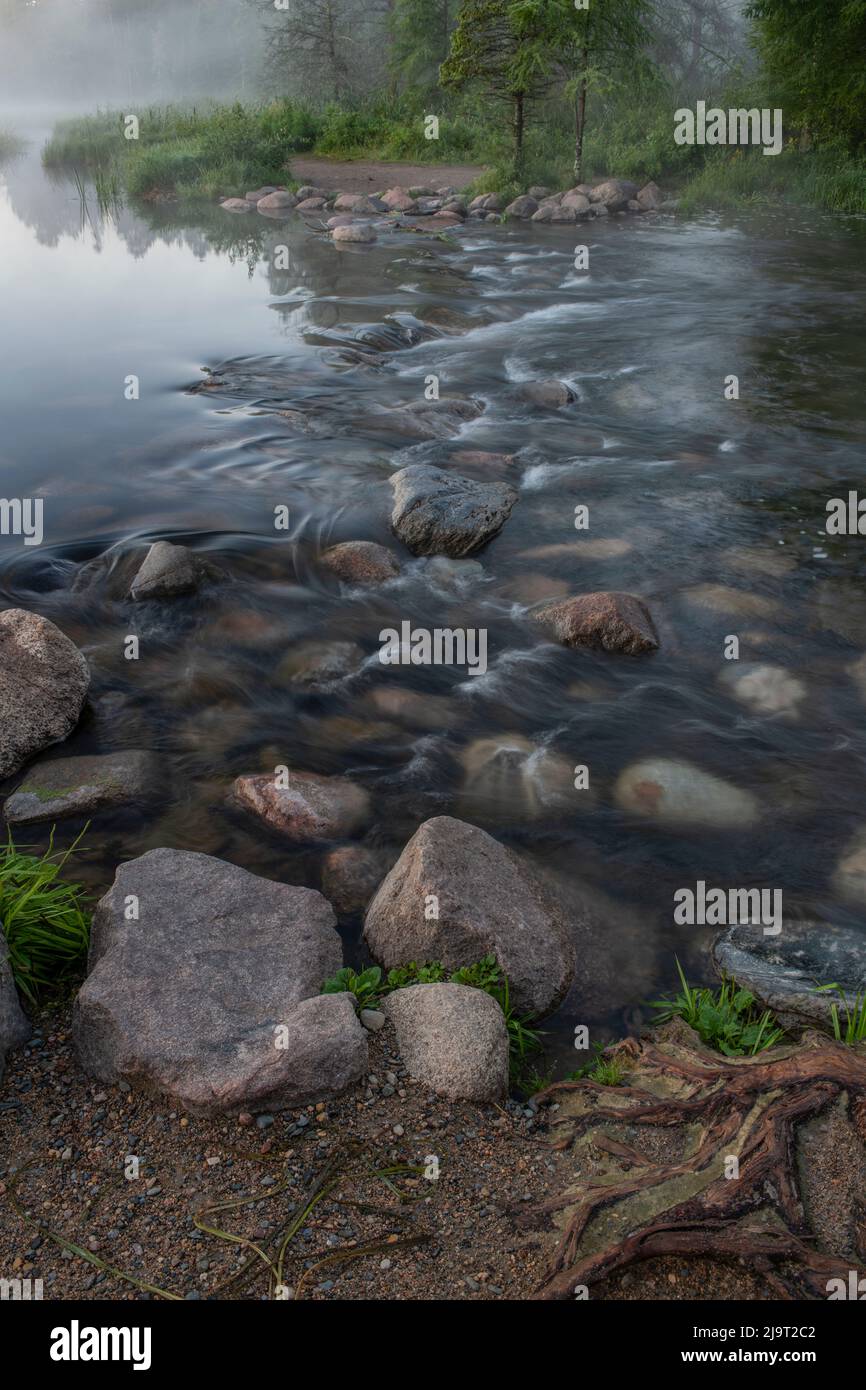 USA, Minnesota, Itasca State Park, Mississippi Headwaters Stock Photo ...