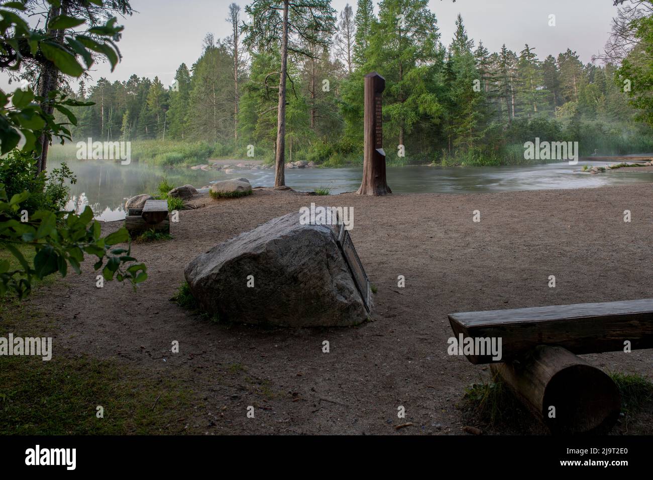 USA, Minnesota, Itasca State Park, Mississippi Headwaters Stock Photo ...