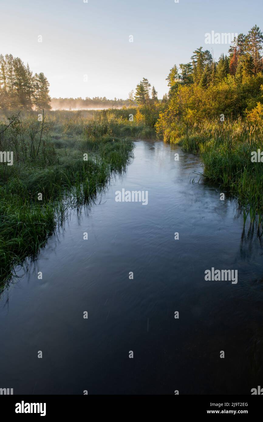 USA, Minnesota, Itasca State Park, Mississippi Headwaters Stock Photo ...