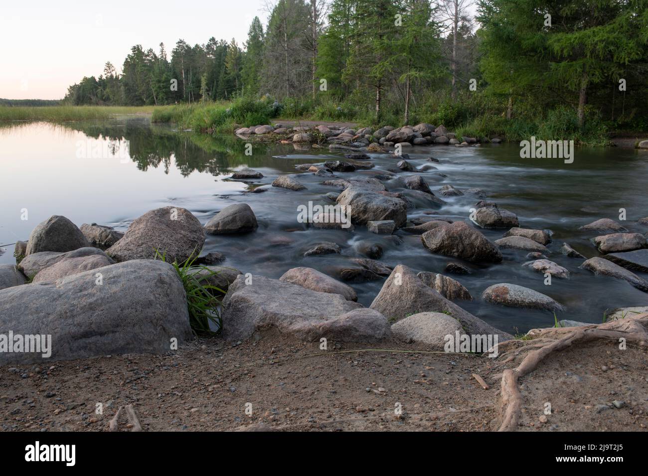USA, Minnesota, Itasca State Park, Mississippi Headwaters Stock Photo ...