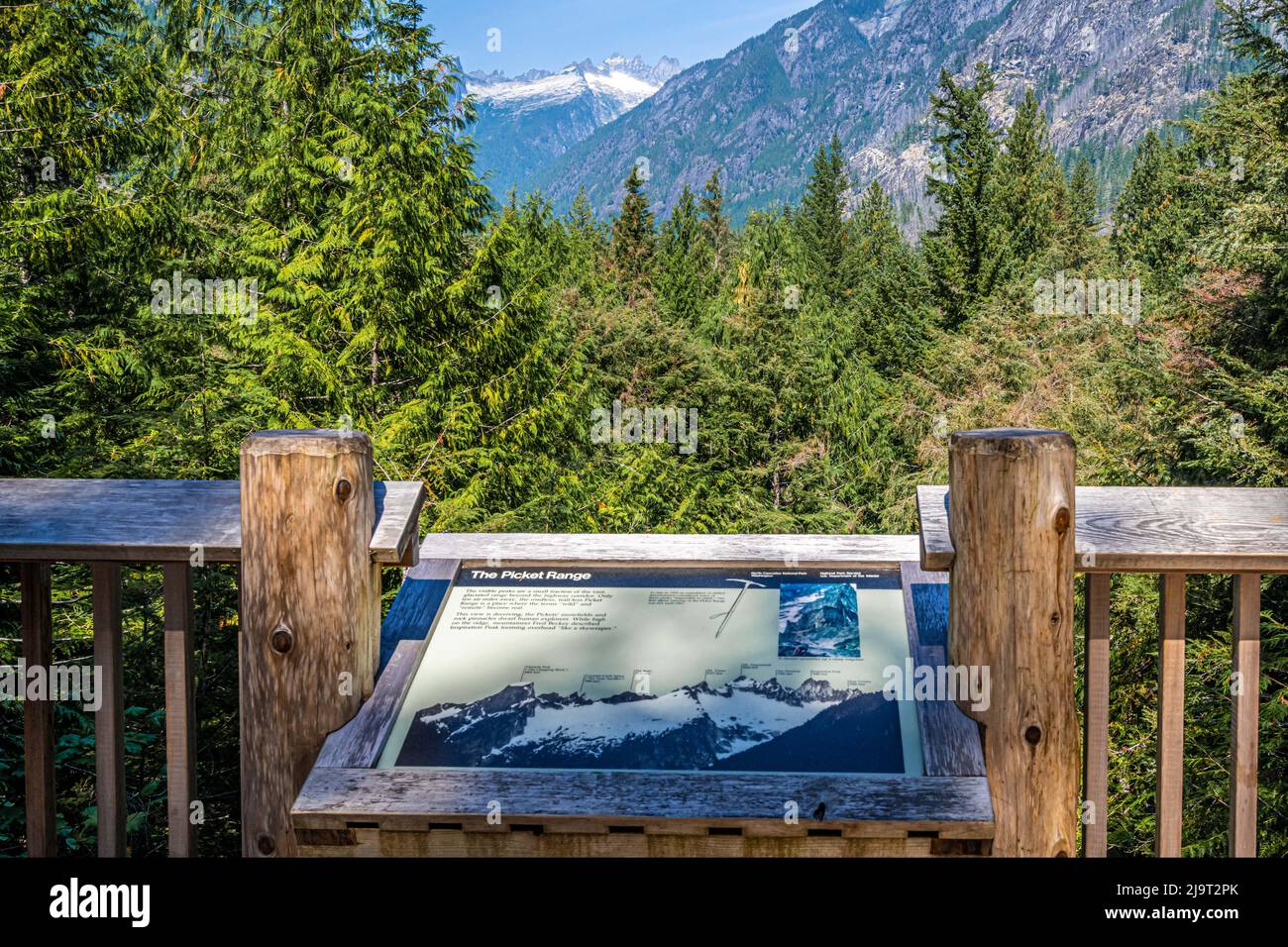 North Cascades NP, WA, USA - August 18, 2021: The Picket Range Stock ...