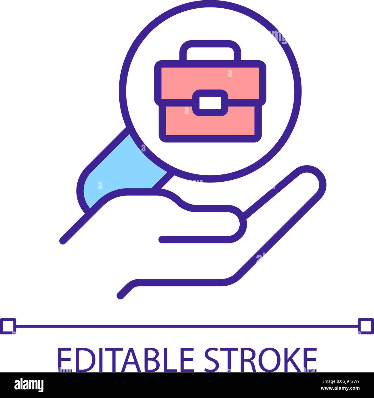 Provide workplace RGB color icon Stock Vector Image & Art - Alamy