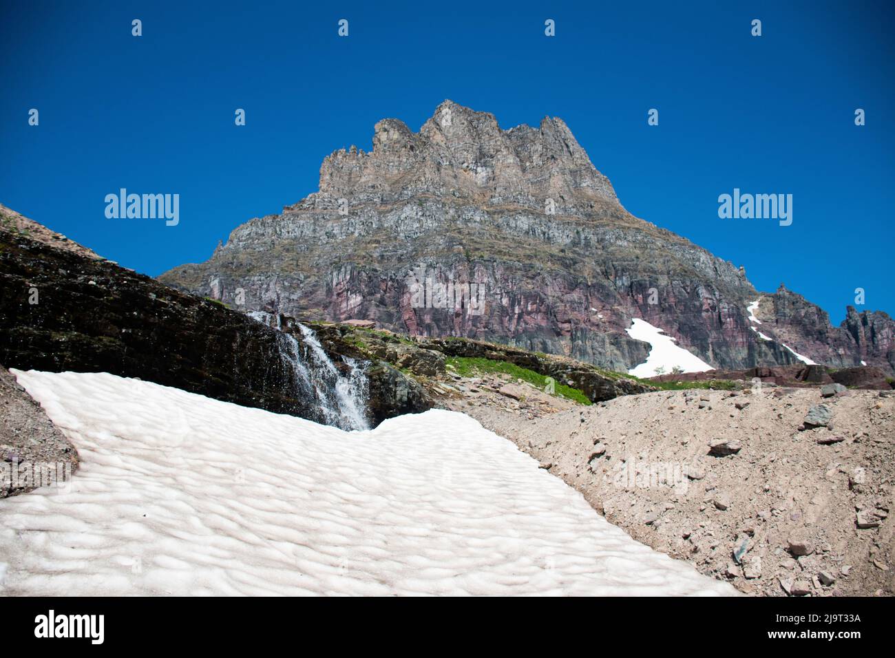Clements Mountain, Glacier National Park, Montana, USA Stock Photo - Alamy