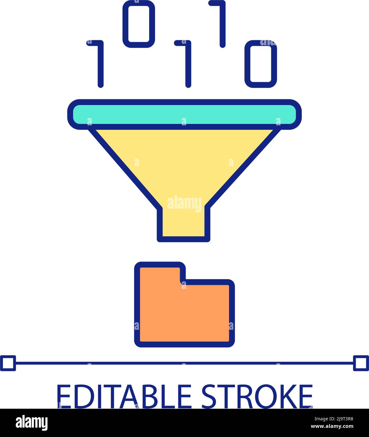 Icon document archiving Stock Vector Images - Alamy