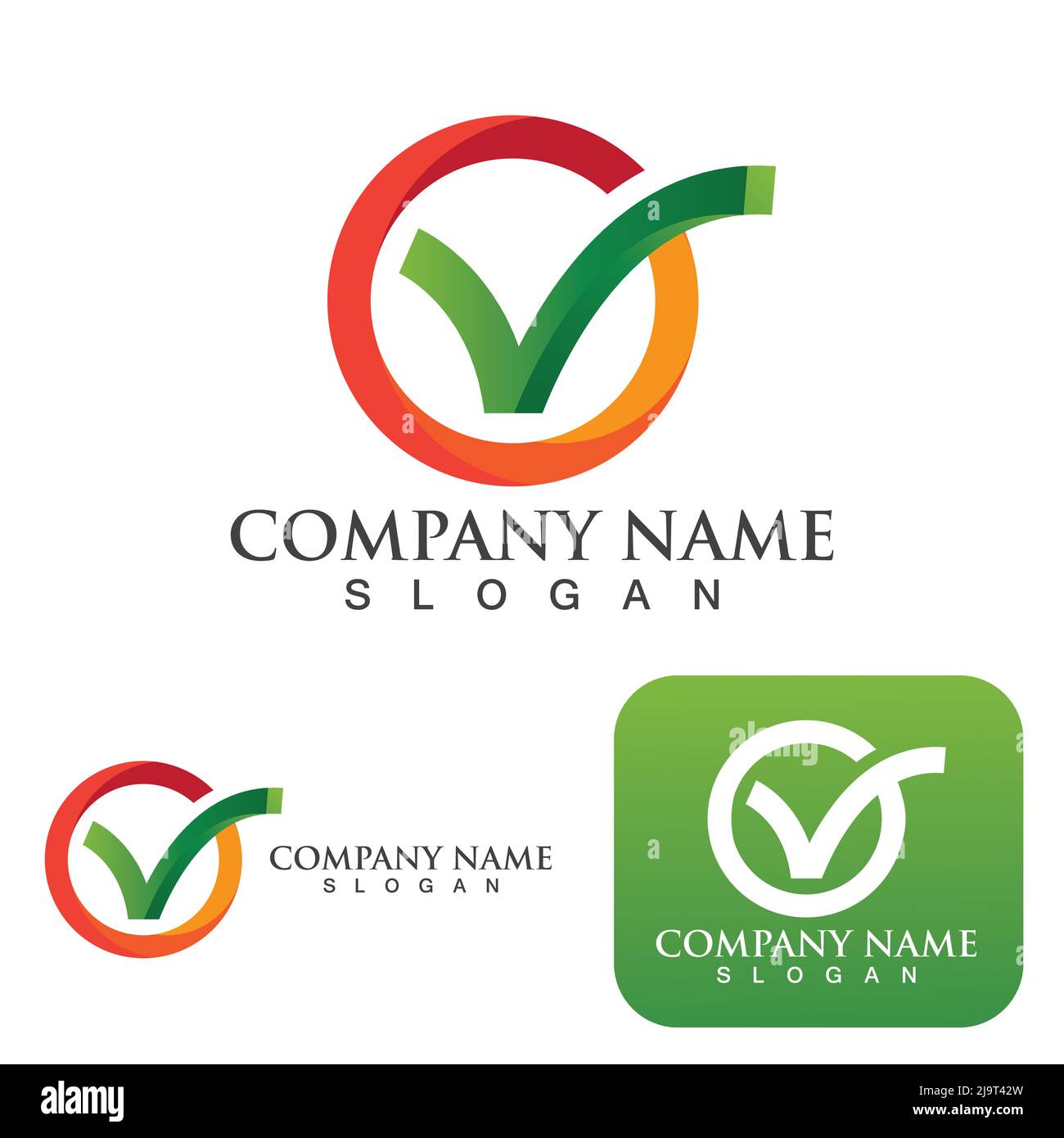 check mark icon vector illustration design template Stock Vector Image ...