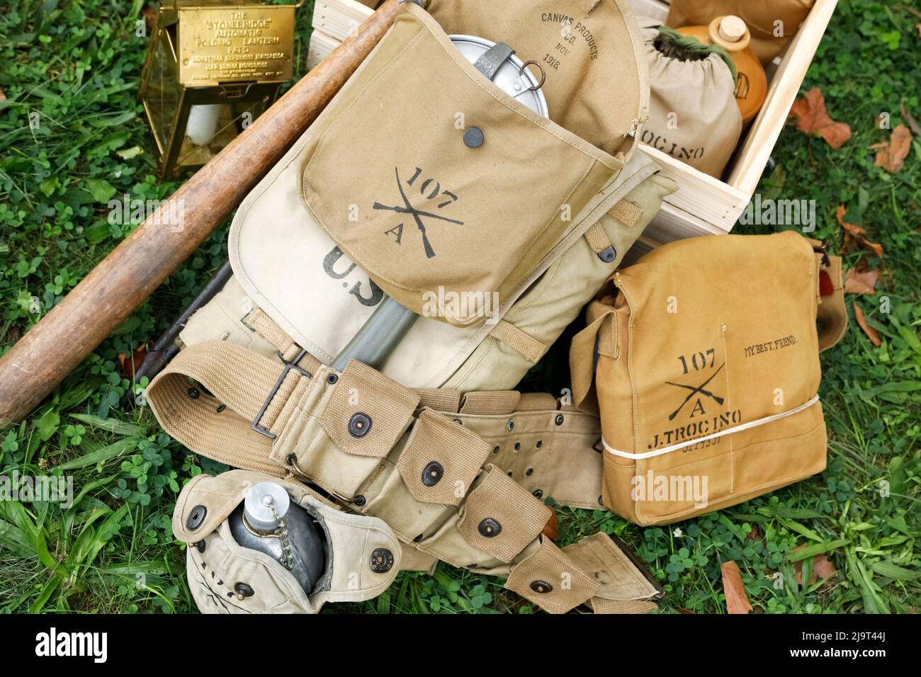 Governors Island, New York, USA. World War One re-creation and history ...