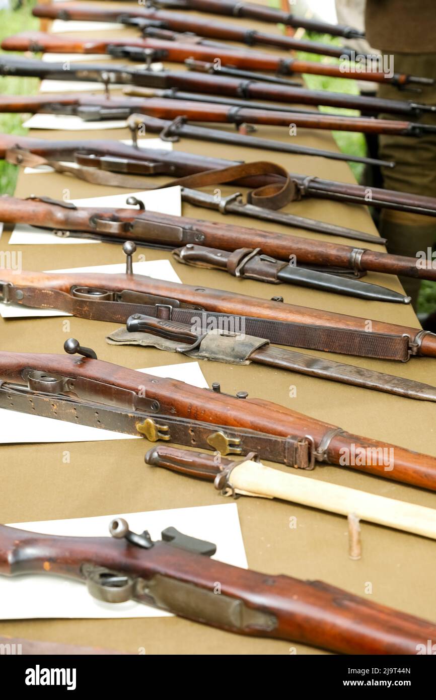 Governors Island, New York, USA. World War One re-creation and history ...