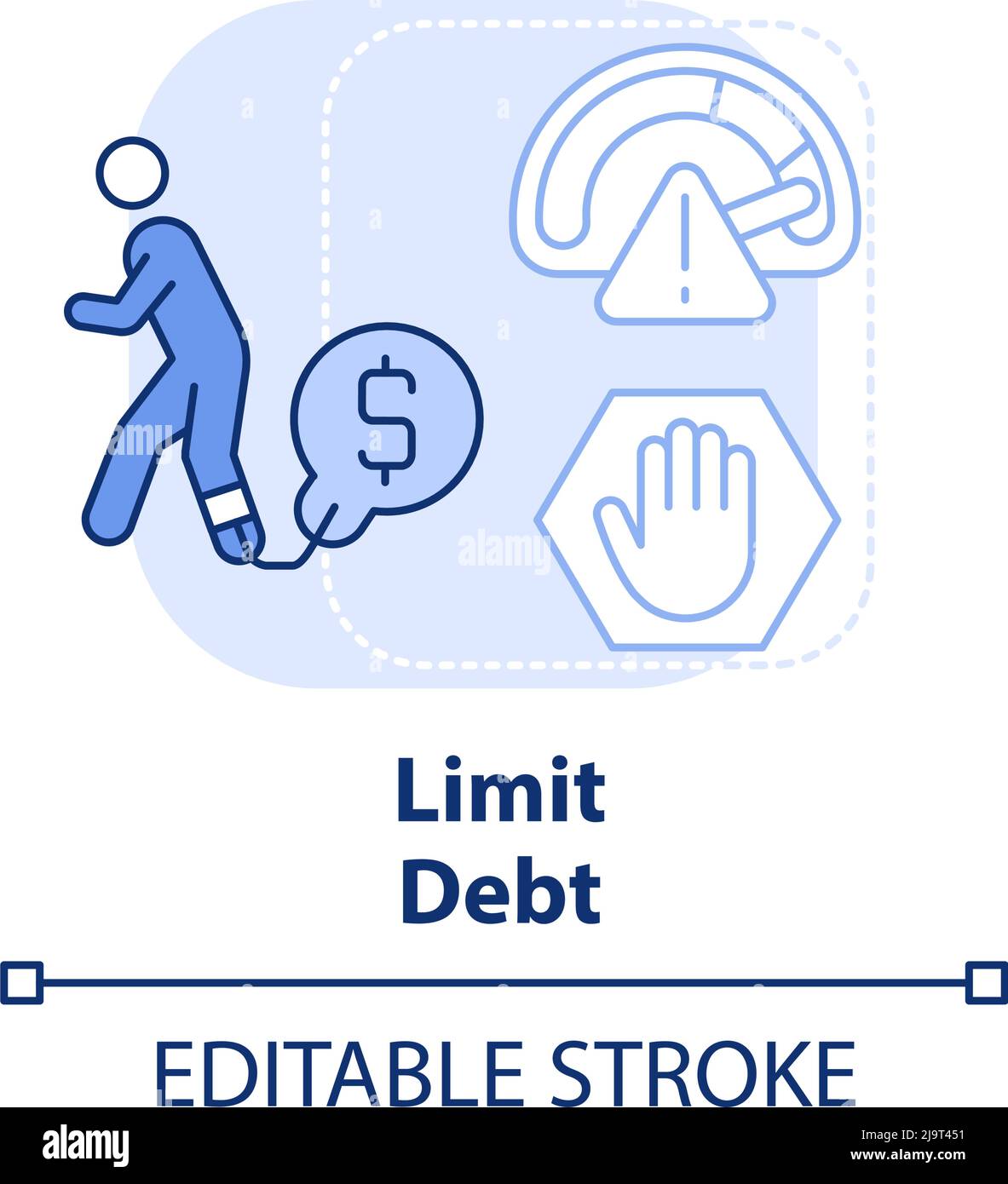 Debt limit Stock Vector Images - Alamy