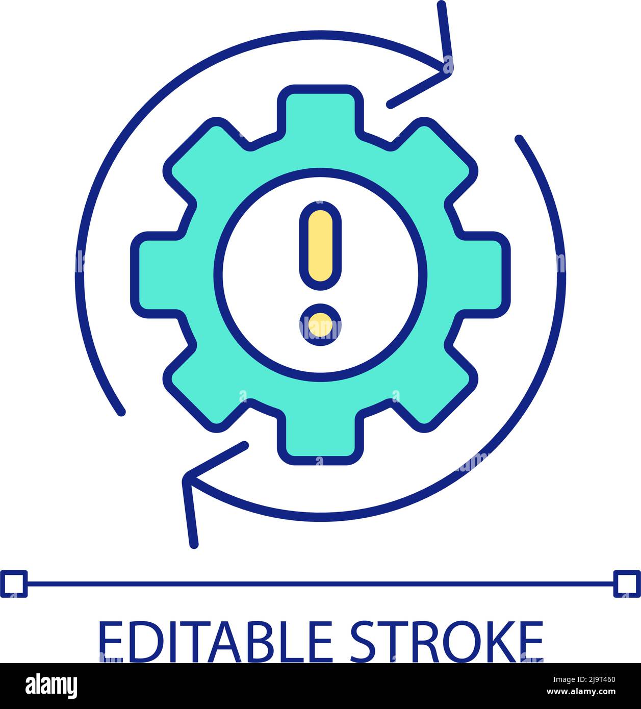 Operational failure RGB color icon Stock Vector Image & Art - Alamy