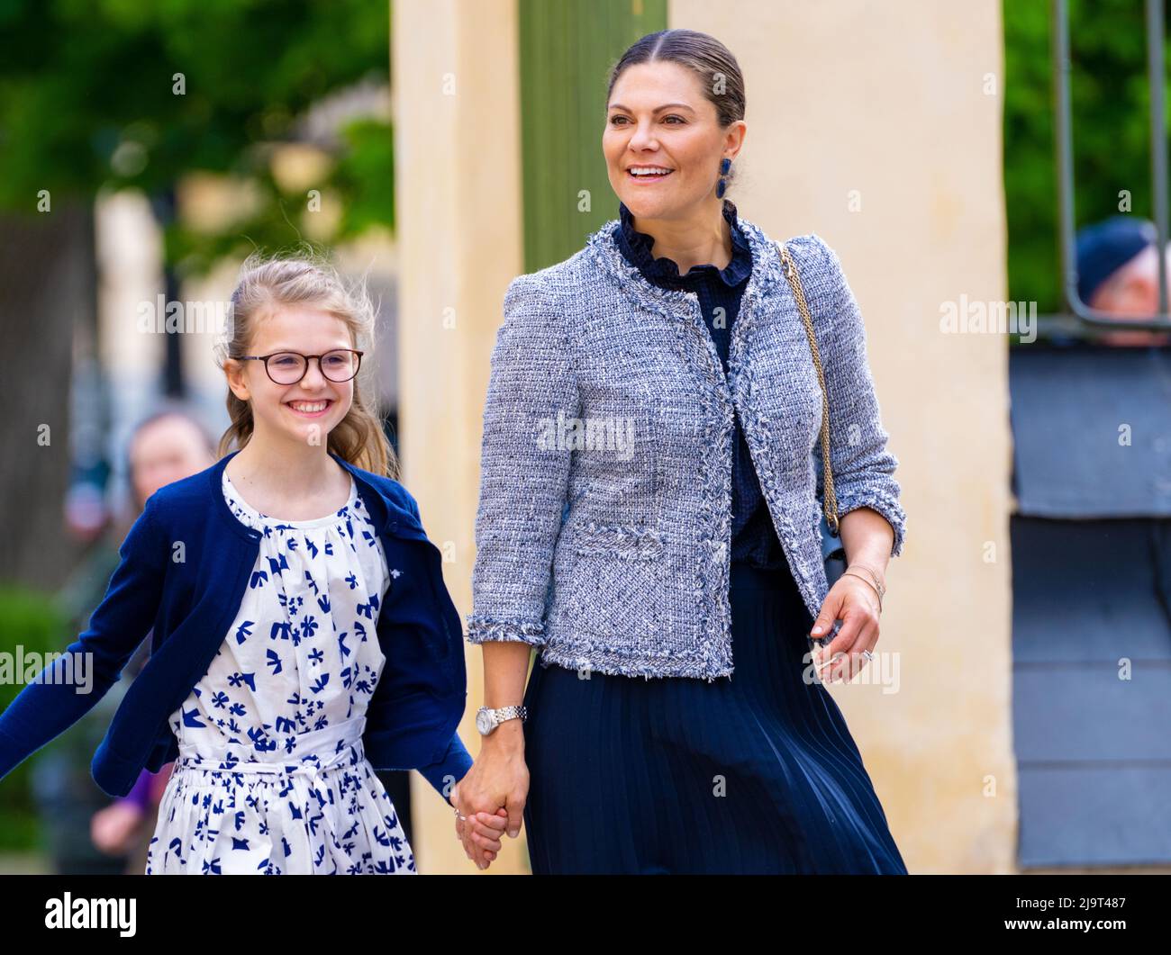 Ostergotland, Sweden. 25th May, 2022. Crown Princess Victoria with ...