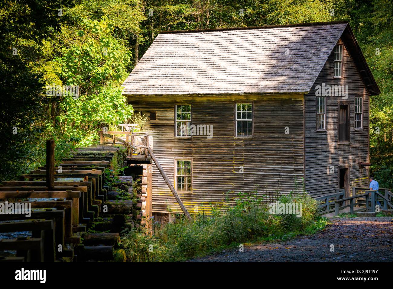 Mingus Mill in Great Smoky Mountains, Cherokee, North Carolina Stock ...