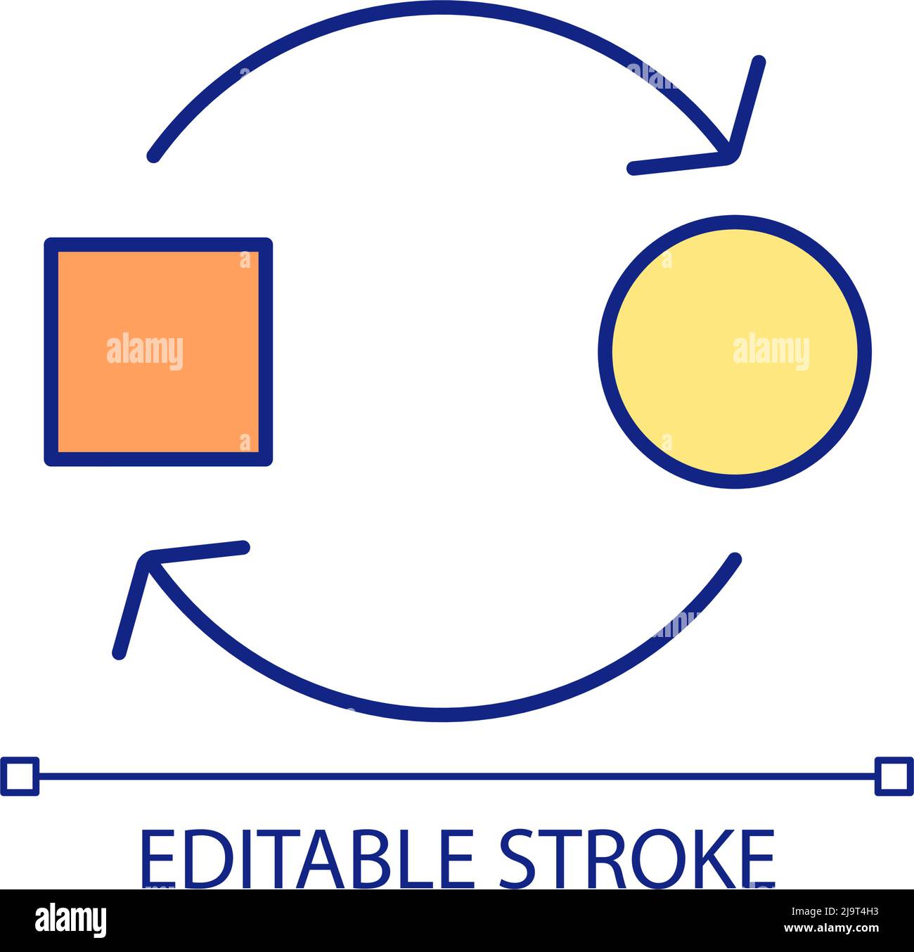 Changing data format and structure RGB color icon Stock Vector Image ... Changing data format and structure RGB color icon Stock Vector Image ...
